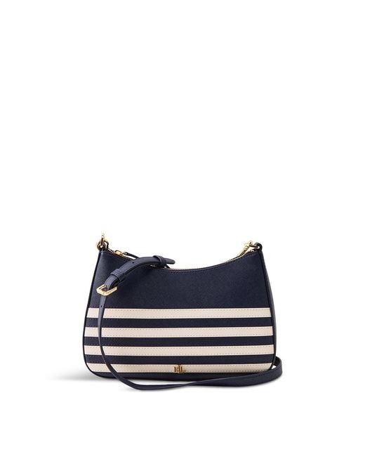 Polo Ralph Lauren Danni 26 Medium Shoulder Bag in Blue | Lyst UK