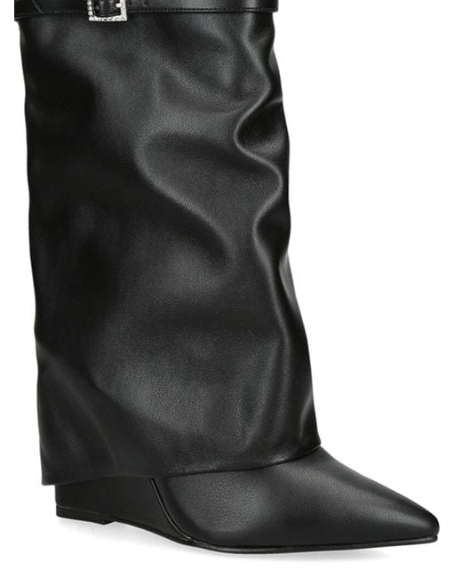 Steve Madden Shocker Heeled Boots in Black | Lyst UK