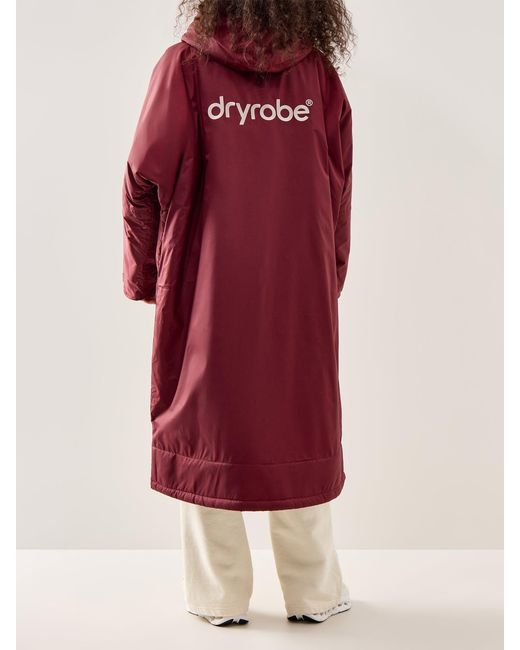 Dryrobe Advance Long Sleeve Changing Robe Burgundy in Pink | Lyst UK