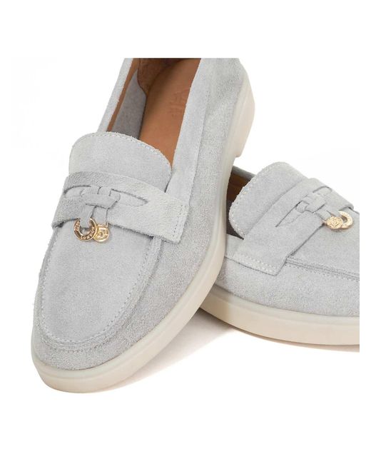 Dune Grinning Court Shoes in White | Lyst UK