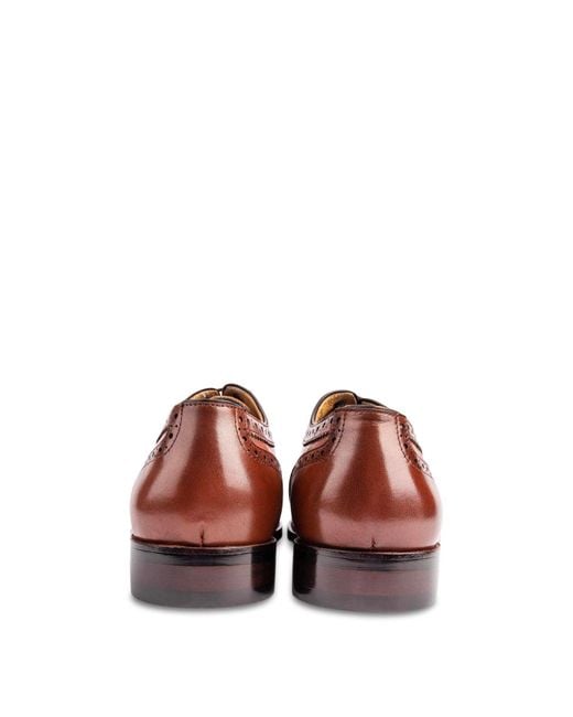 Simon Carter Barn Owl Brogue Shoes in Pink for Men | Lyst UK