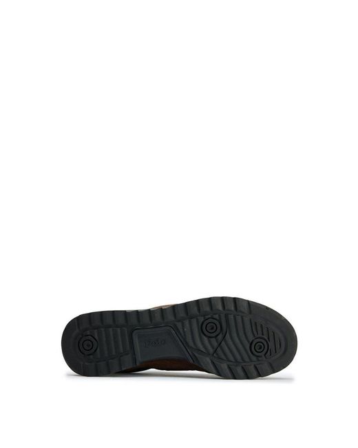 Polo Ralph Lauren Varick Trainers Tan in Green for Men | Lyst UK