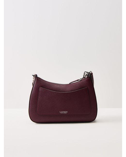Ralph Lauren Danni Medium Shoulder Bag in Purple | Lyst UK