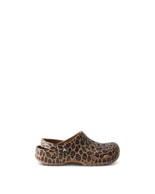 Crocs™ Classic Graphic Clog Sepia Leopard in Black | Lyst UK