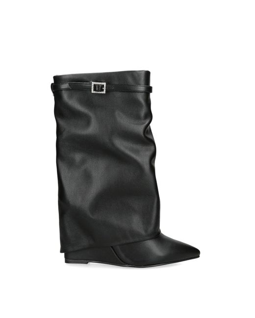 Steve Madden Shocker Heeled Boots in Black | Lyst UK