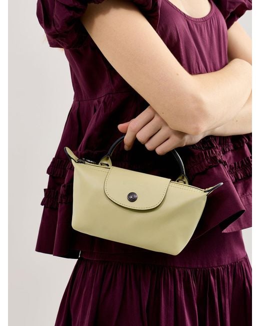 Longchamp Le Pliage Xtra Extra Small Pouch Pistachio Bag in Black | Lyst UK