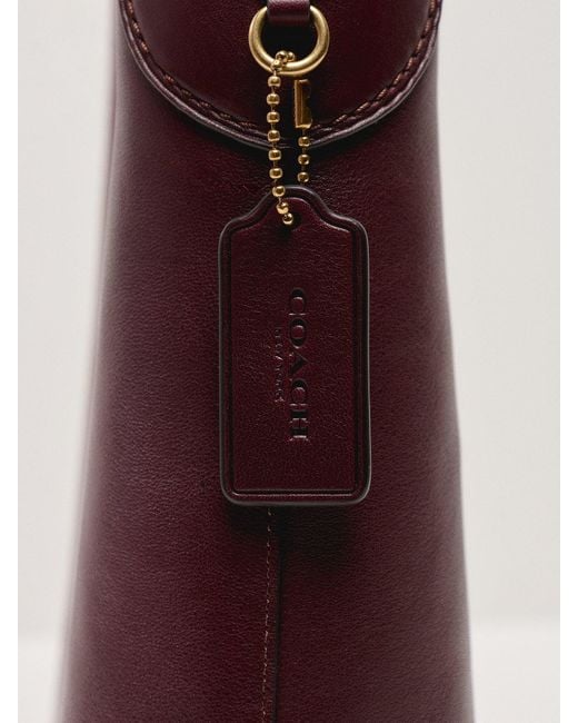 COACH Brooklyn Shoulder Bag 28 Merlot in Black | Lyst UK