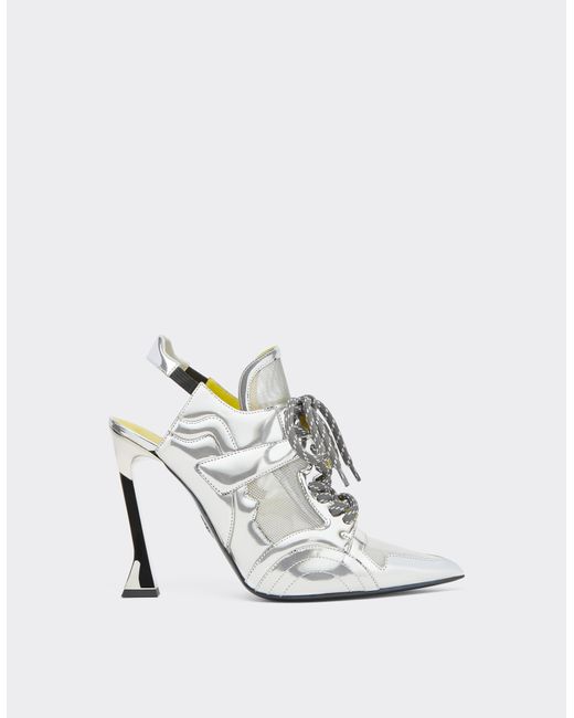 Ferrari Miami Collection Slingback Sandals in White | Lyst