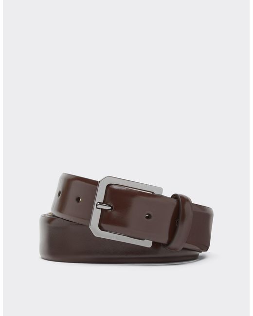 Ferrari Leather Belt in Brown for Men | Lyst
