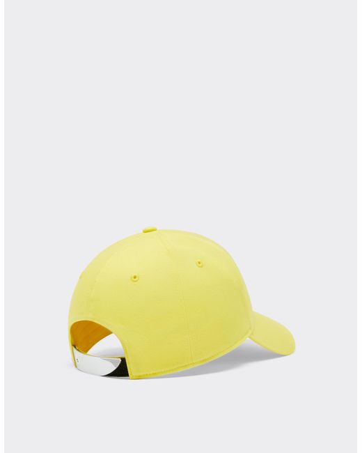 Ferrari Baseball Cap With Embroidered Logo in Yellow | Lyst