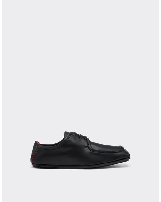 Ferrari Leather Derby Shoe in White for Men | Lyst
