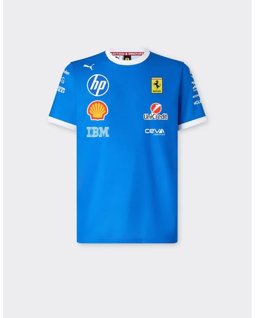 Ferrari Puma For Scuderia Hp 2025 Monza Limited Edition Replica T-Shirt ...