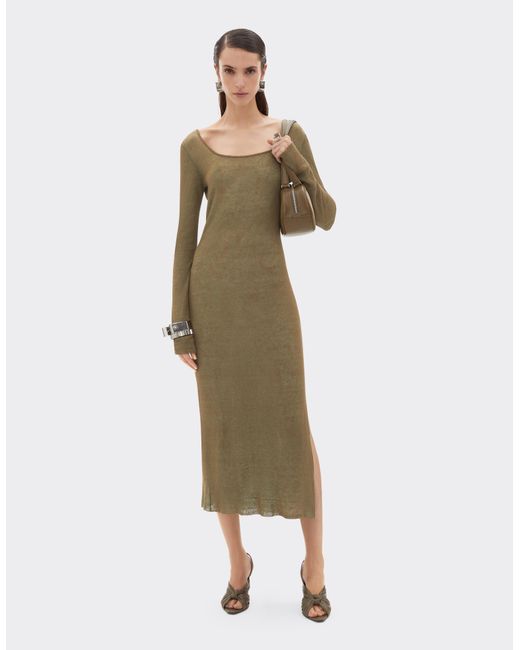 Ferrari Long Dress in Green | Lyst UK