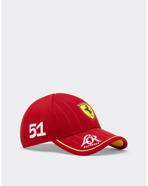 Ferrari Hypercar Replica 2025 Baseball Cap in Red | Lyst