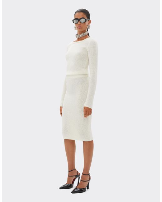 Ferrari Backless Top in White | Lyst