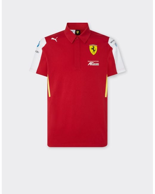 Ferrari Hypercar Replica 2025 Polo Shirt in Red for Men | Lyst
