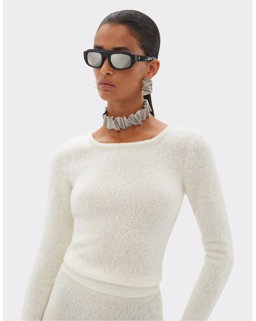 Ferrari Backless Top in White | Lyst