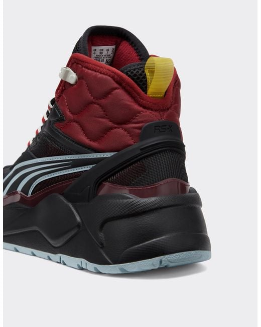 Ferrari Puma For Scuderia Rs-X Mid Trainers in Black | Lyst