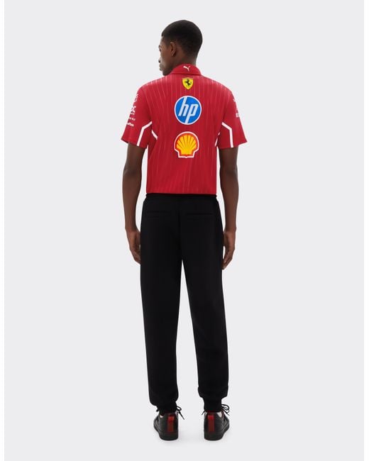 Ferrari Puma For Scuderia Hp 2025 Team Pro Polo Shirt in Red for Men ...