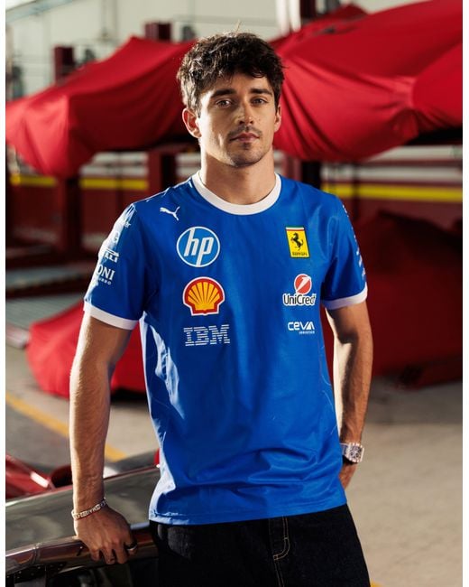 Ferrari Puma For Scuderia Hp 2025 Monza Limited Edition Replica T-Shirt ...