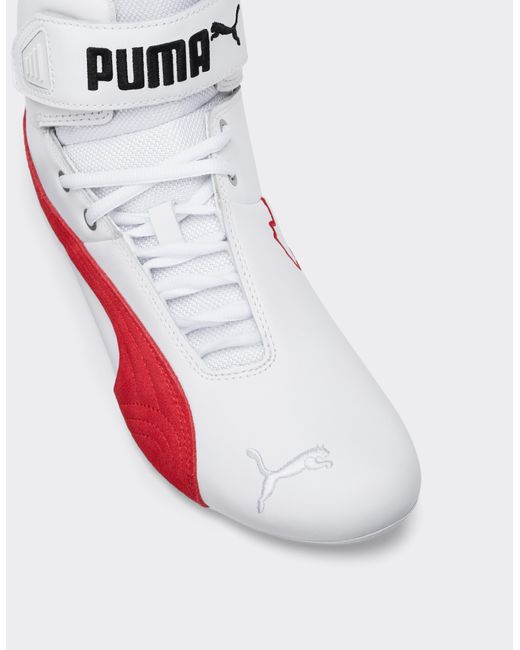 Ferrari Puma For Scuderia Future Cat Mid Trainers in White | Lyst