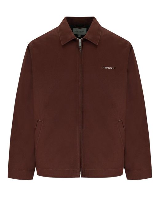 Carhartt Modul Script Off Road Jacket in Brown for Men | Lyst