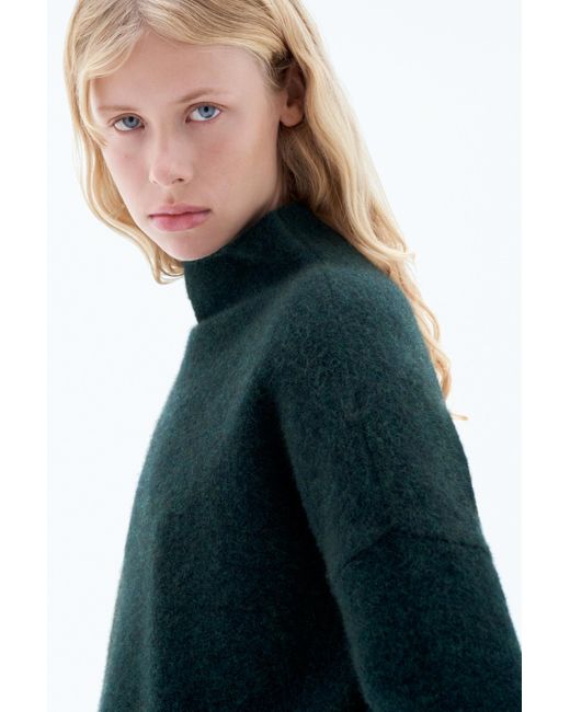 Filippa K Mika Yak Funnelneck Sweater in Blue | Lyst