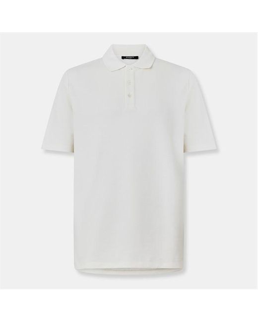 Balmain Bck Polo Sn54 in White for Men | Lyst UK