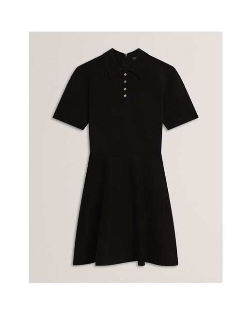Ted Baker Ted Knit Skater Drs Ld61 in Black | Lyst UK