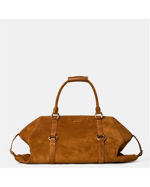 McQueen Adults Alex Farringdon Top Handle Bag in Brown | Lyst UK