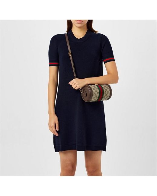 Gucci Ophidia Mini Shoulder Bag in Black | Lyst UK