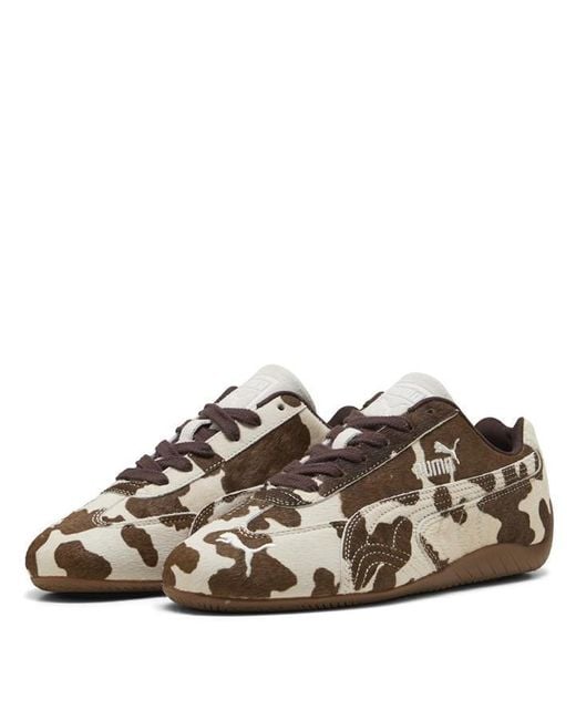 PUMA Speedcat Pony Low-Top Trainers in Brown | Lyst UK