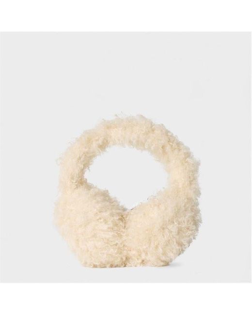 Moncler Ear Muffs in Natural | Lyst UK