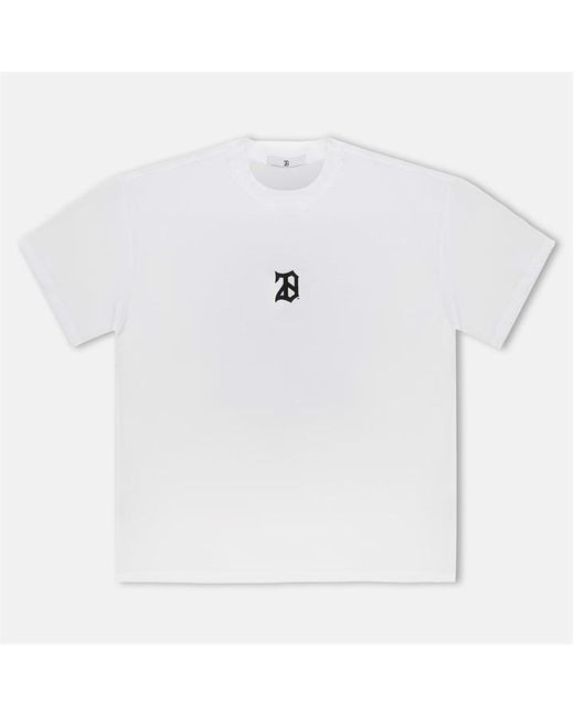 28 CLUB Mesh Short Sleeve Performance Gym Top in White for Men | Lyst UK