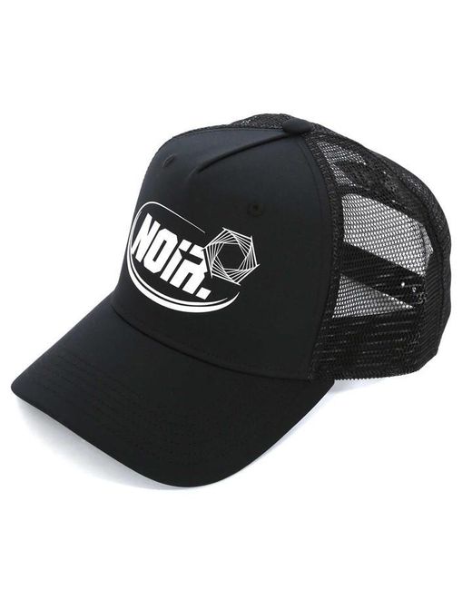 societe NOIR Swoosh Mesh Baseball Cap in Black for Men | Lyst UK