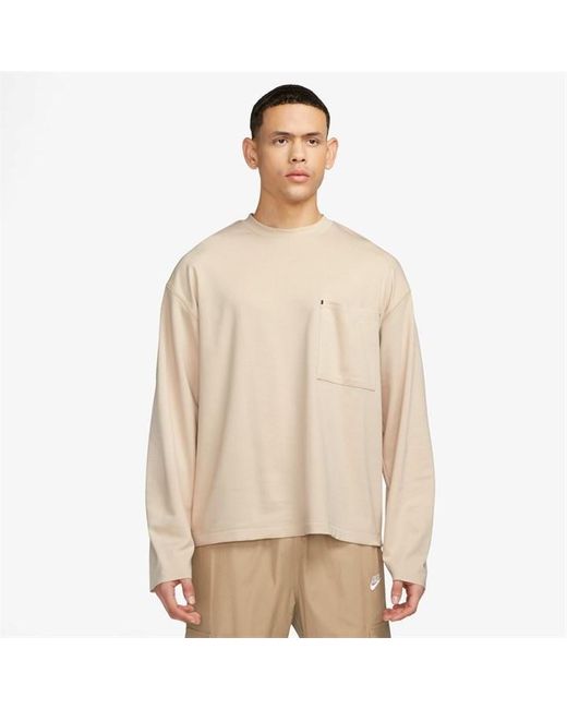 Nike Tech Pack Ls T in Natural for Men | Lyst UK