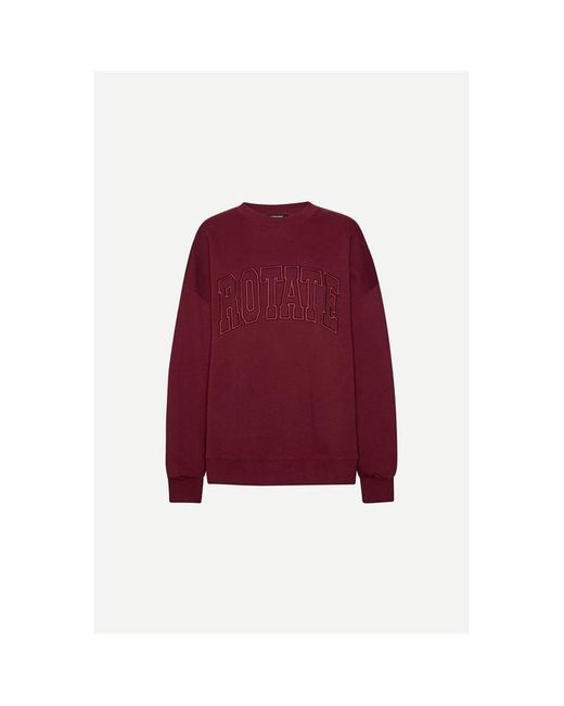 ROTATE BIRGER CHRISTENSEN Iris Crewneck Ld61 in Red | Lyst UK