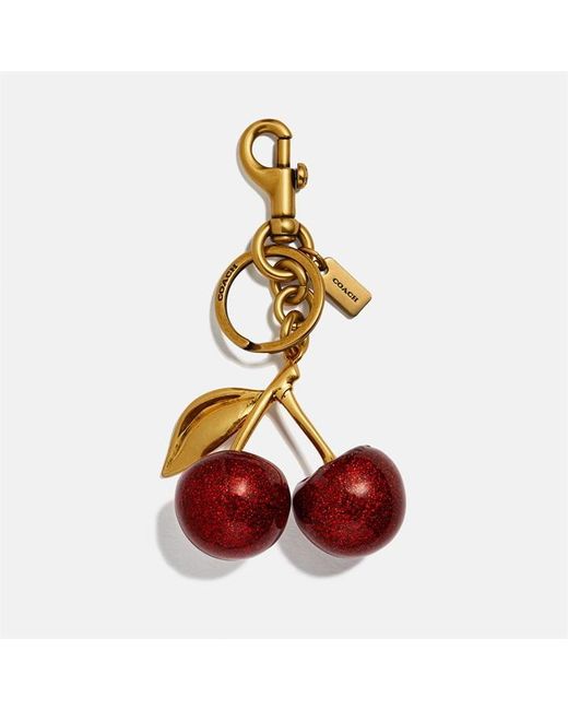 COACH Fruitbagcharm in Red | Lyst UK
