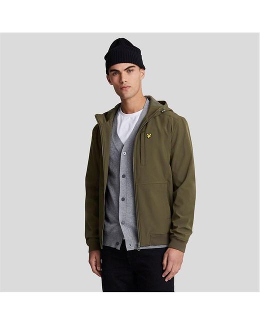 Lyle & Scott Softshell Jacket in Green for Men | Lyst UK