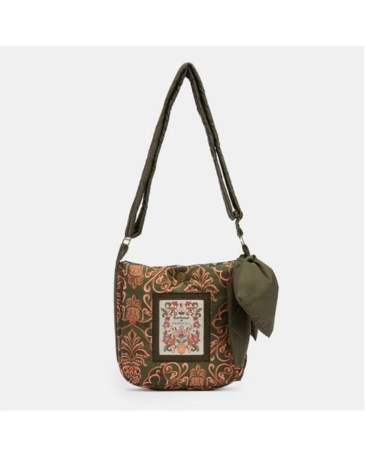 BARBOUR X FARM RIO X Farm Rio Ana Clara Bow Bag in Metallic | Lyst UK