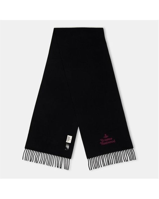 Vivienne Westwood Viv Embr Logo Scrf in Black for Men | Lyst UK