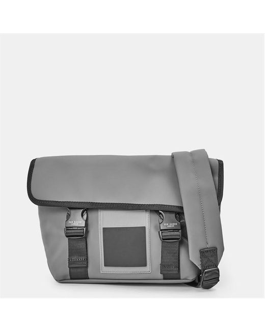 Ted Baker Rubberised Bg in Grey for Men | Lyst UK