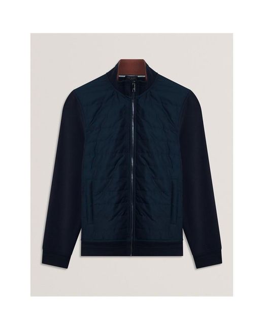 Ted Baker Ted Ls Quilted Jackt Sn61 in Blue for Men | Lyst UK