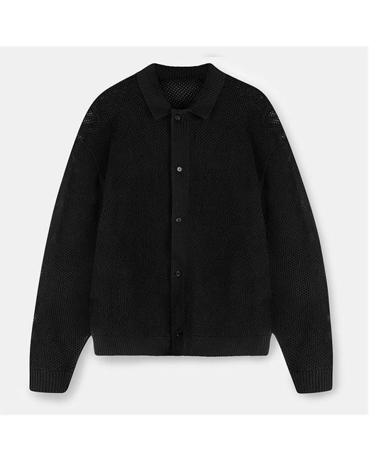 Represent Rep Mesh Knit Shirt in Black for Men | Lyst UK