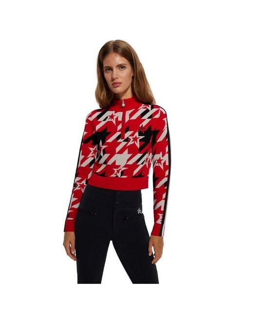 BOSS Crew Neck Jumper in Red | Lyst UK