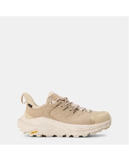 Hoka One One Kaha Low Gtx Waterproof Hiking Shoes in Natural for Men ...
