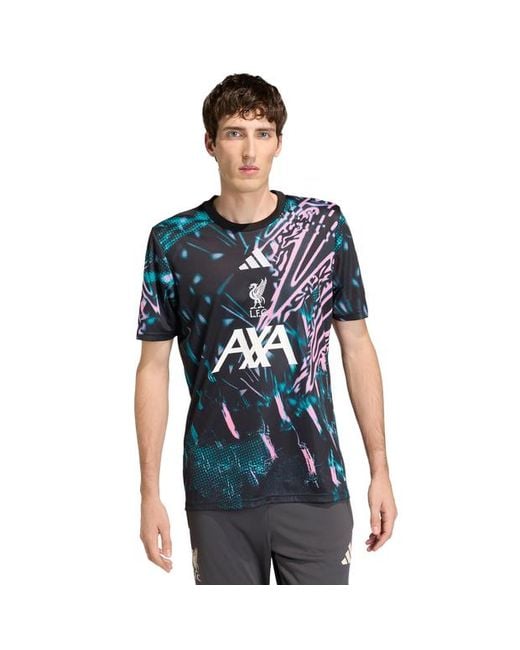 adidas Liverpool Fc 25/26 Pre Match Jersey Jerseys/Replicas in Blue for ...