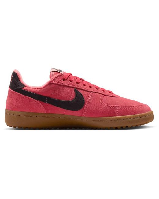 Nike Suede Sneakers in Red | Lyst UK