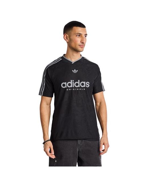 adidas Football T-Shirts in Black for Men | Lyst UK