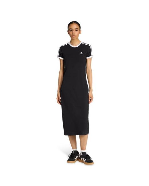 adidas 3 Stripes Dress Dresses in Black | Lyst UK